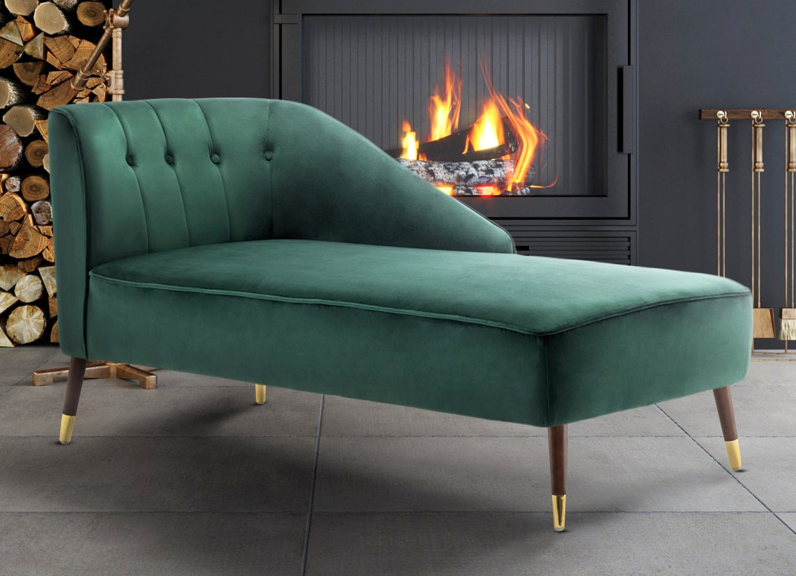 Green Chaise Lounges - Velvet Fabric | Quick Delivery – Stunning Chairs