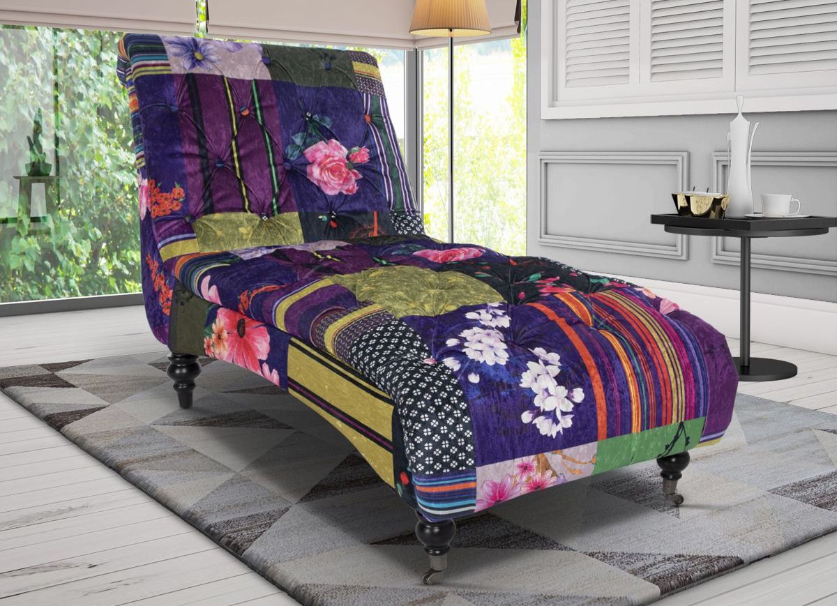 Patchwork Chaise Lounges - Various Colours & Styles – Stunning Chairs