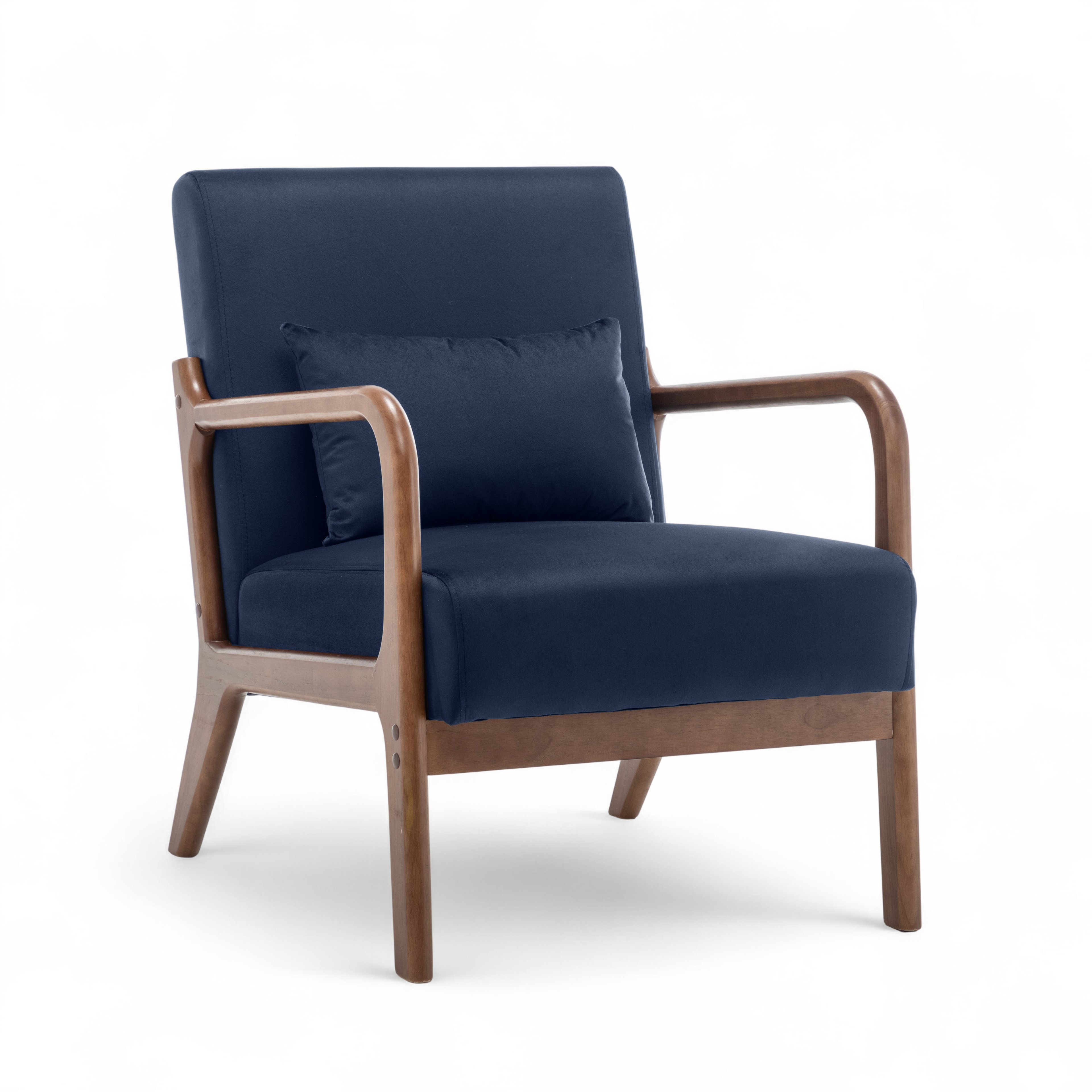 Velvet Navy Blue Hertford Accent Chair – Stunning Chairs