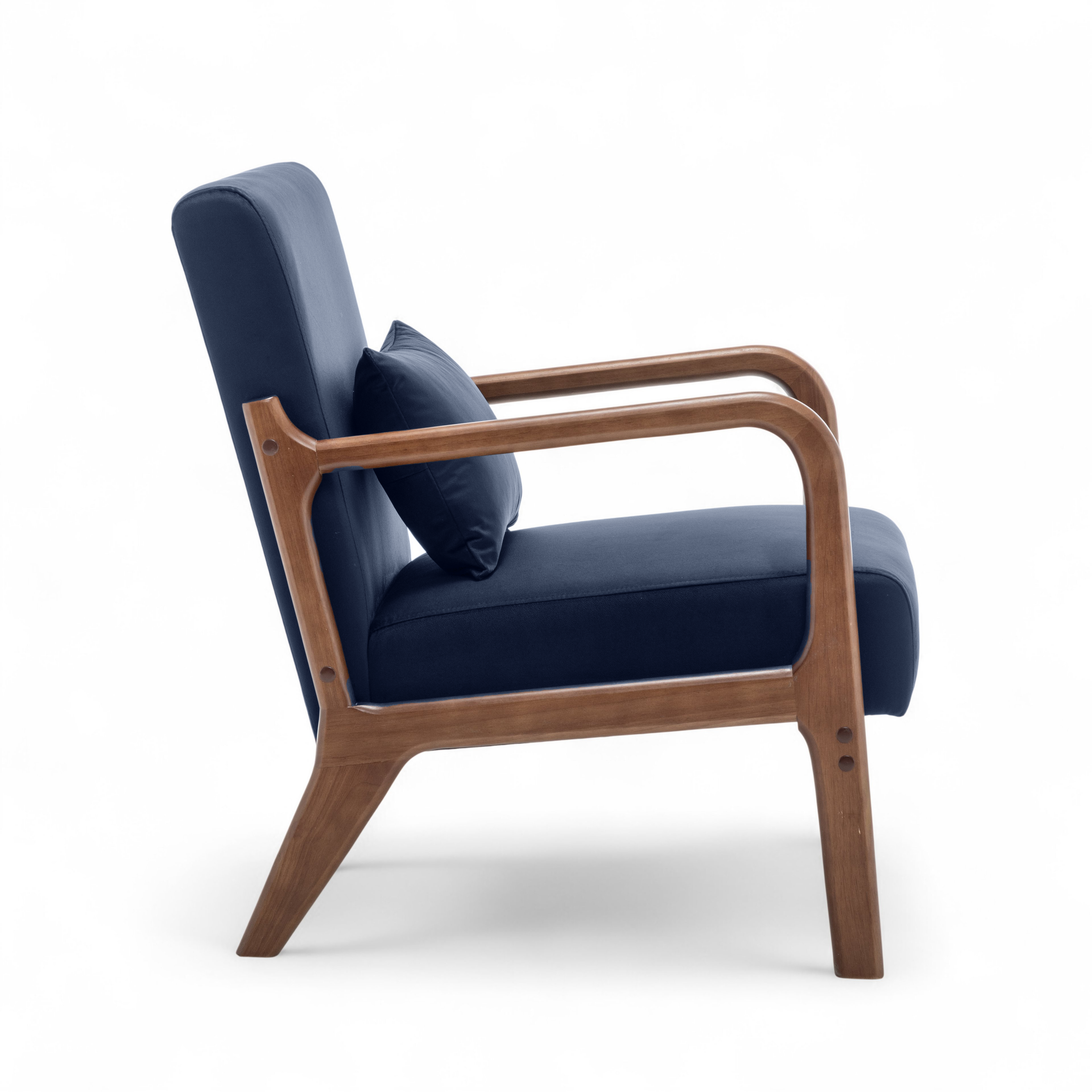 Velvet Navy Blue Hertford Accent Chair – Stunning Chairs