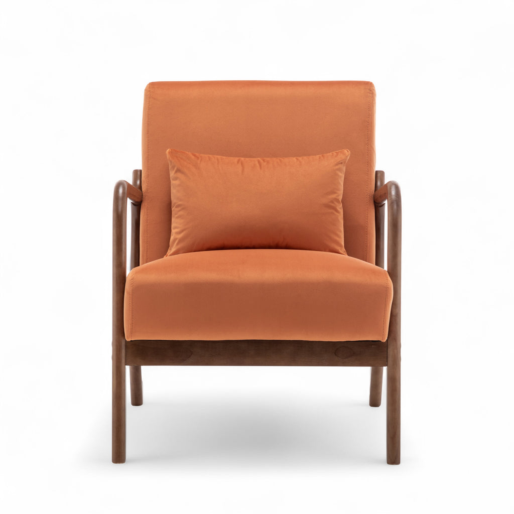 Velvet Orange Hertford Accent Chair – Stunning Chairs