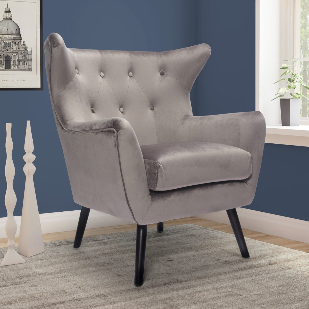Light gray chair store