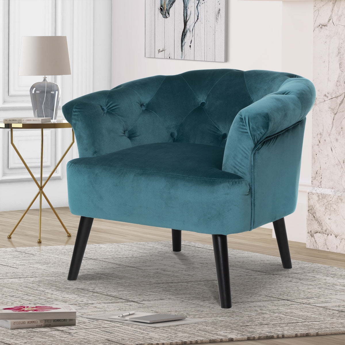 Teal lounge chair store